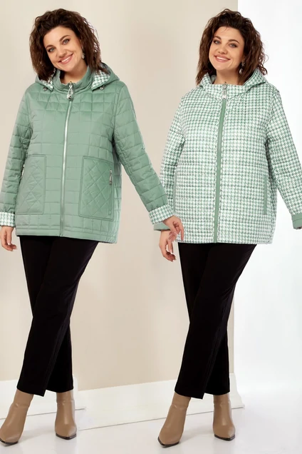 Куртка 2182 фисташковый Shetti купить в интернет магазине Велесмода